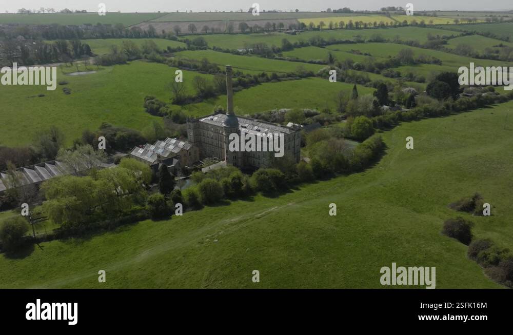 Bliss Tweed Mill Historic Building Chipping Norton Cotswold Aerial ...