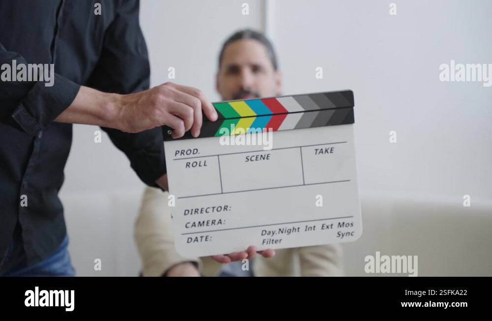 Clapper board film in front of set Stock Videos & Footage - HD and 4K ...