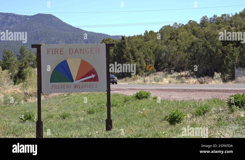 High fire danger sign Stock Videos & Footage - HD and 4K Video Clips ...