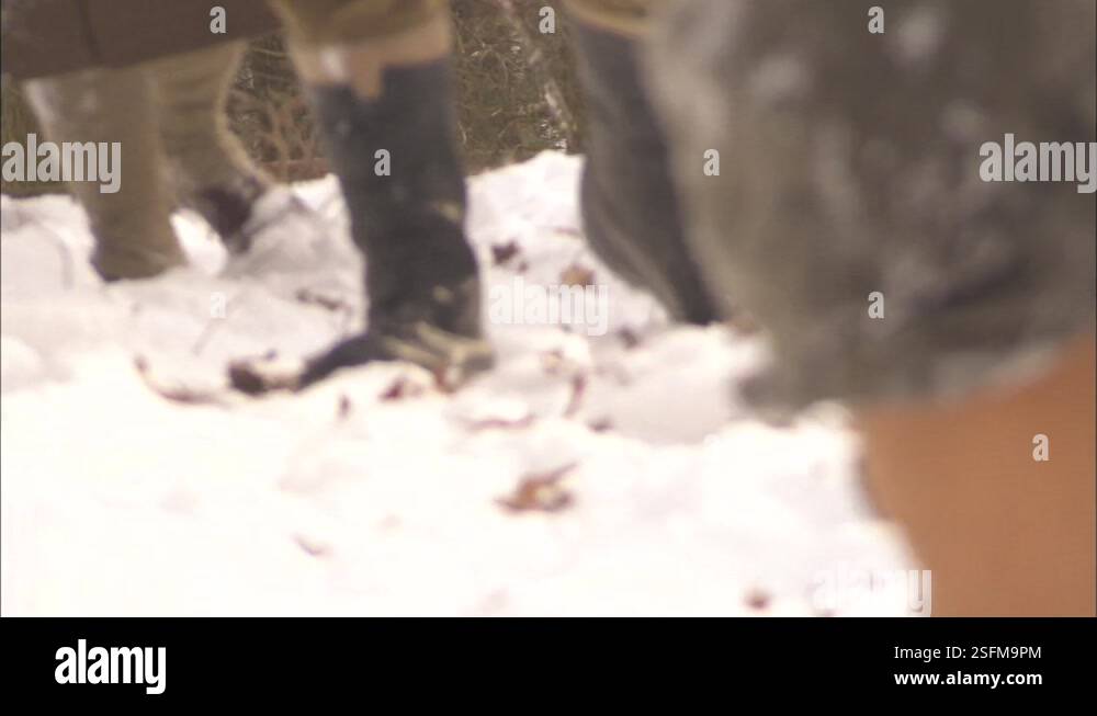 WW2 U.S. Army G.I.s - Battle of the Bulge recreation in deep winter ...