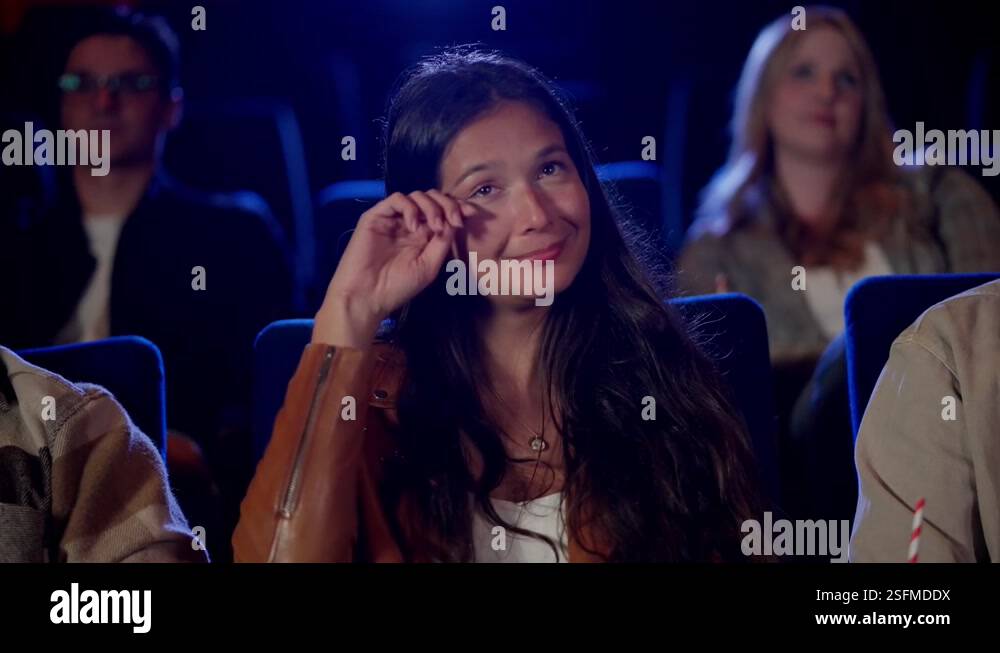 Crying in movie theater girl Stock Videos & Footage - HD and 4K Video ...