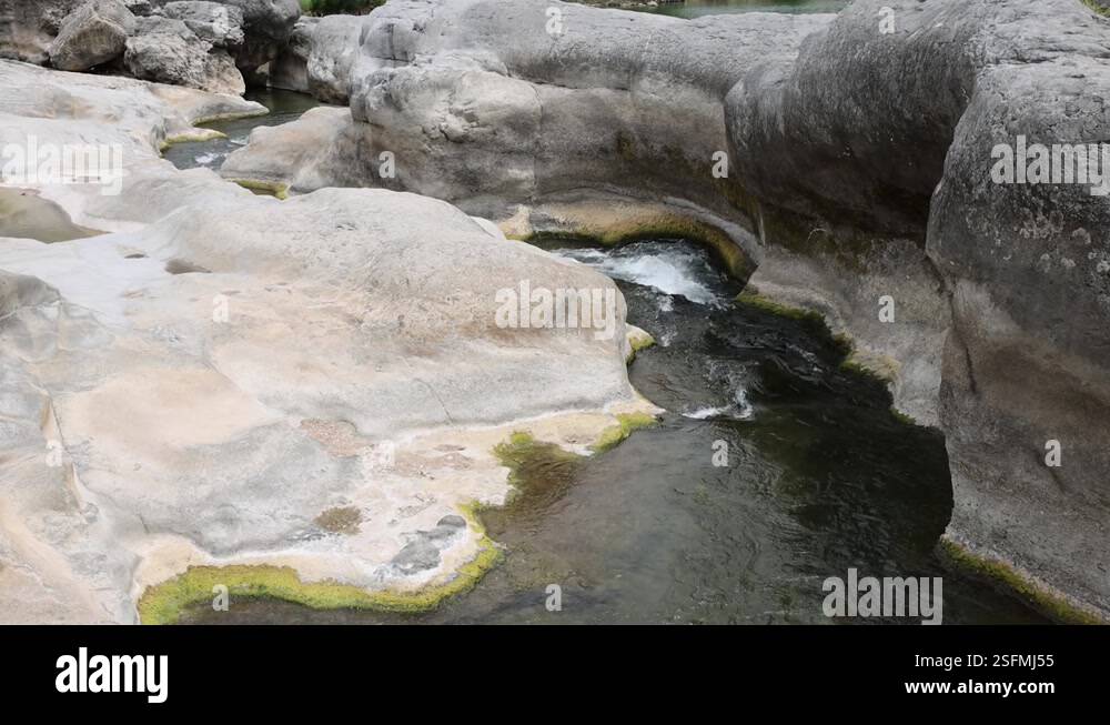 Pedernales Falls Park Texas river rocks HD Stock Video Footage - Alamy