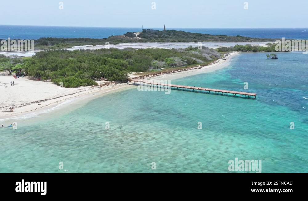 Jetty At Secluded Island At Montecristi Bay, Isla Cabra In Dominican ...