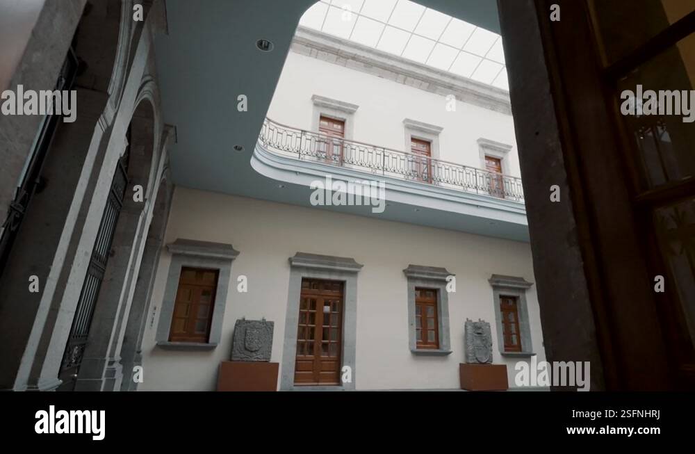 Inside the Chapultepec Castle architecture in Mexico City - Wide Angle ...