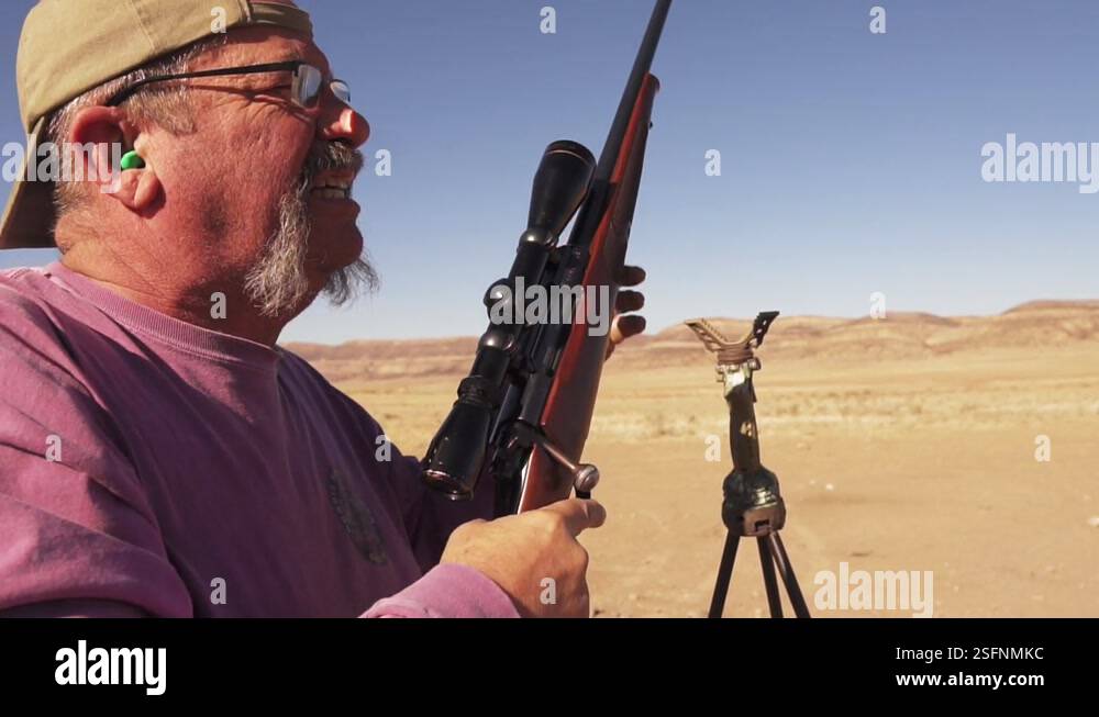 Practicing shooting a rifle gun Stock Videos & Footage - HD and 4K ...