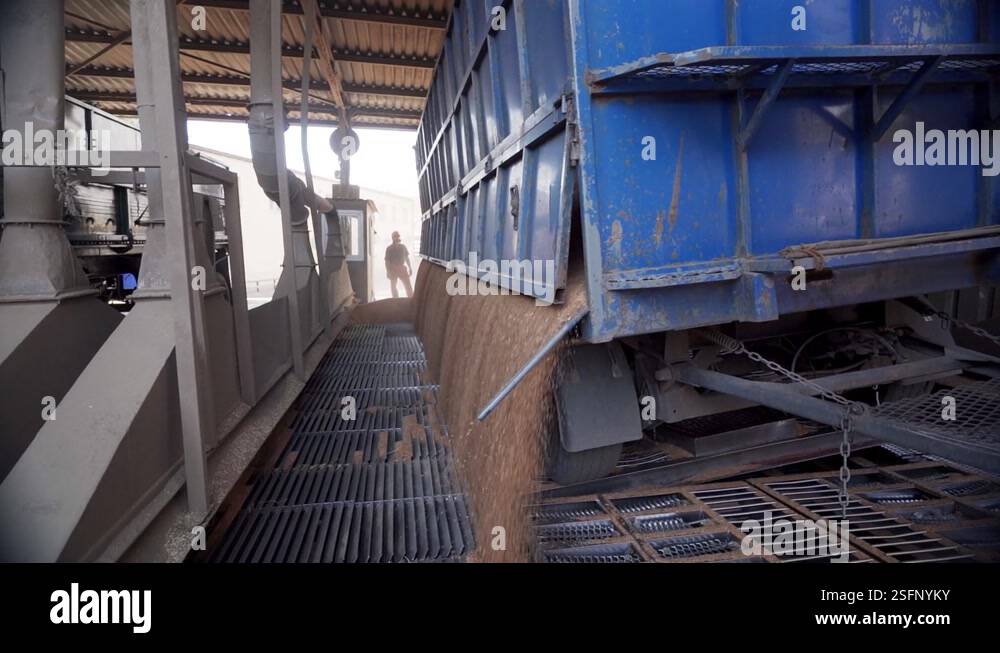 Grain elevator at harbour Stock Videos & Footage - HD and 4K Video ...
