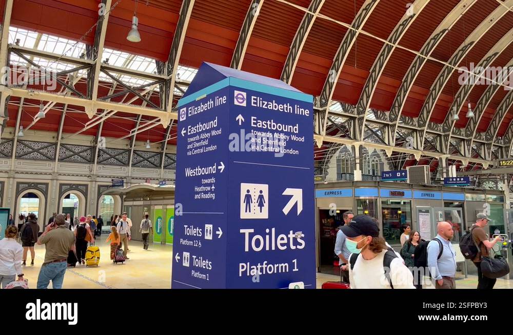 Direction sign train station london Stock Videos & Footage - HD and 4K ...