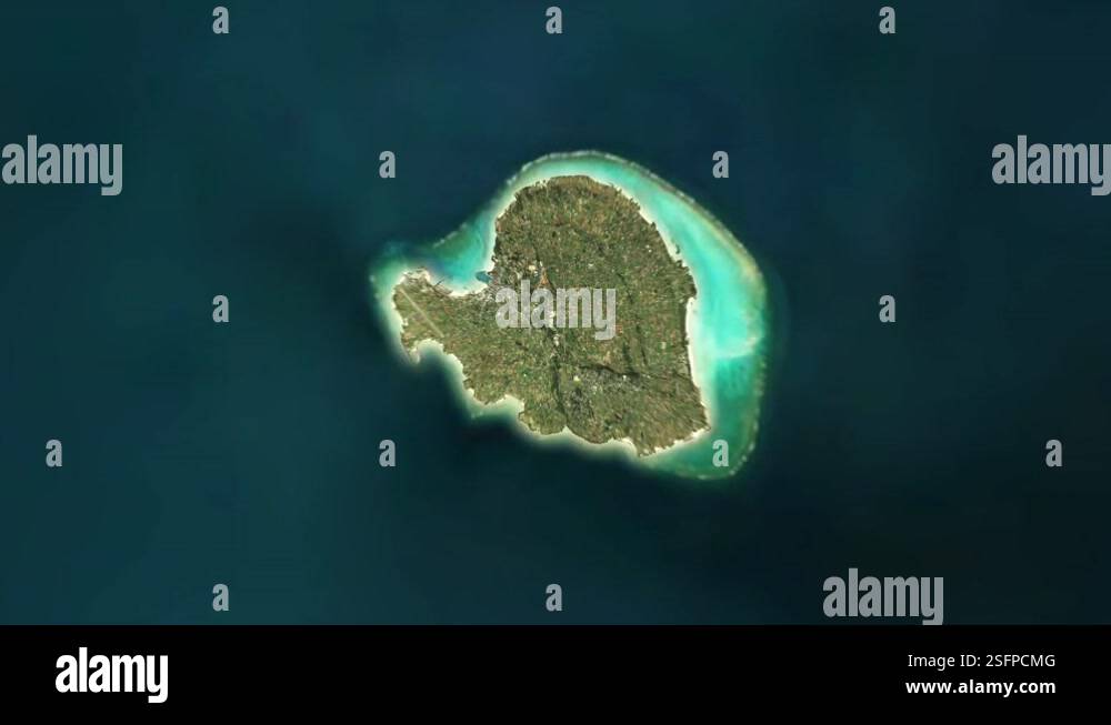 Yoron Island - Japan close-up - satellite. Preview. Glow. Labels Stock ...