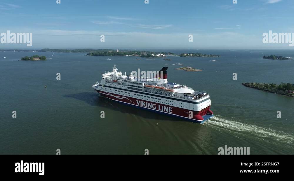 Viking Line Gabriella Ferry Ship Helsinki to Stockholm, Sweden Stock ...