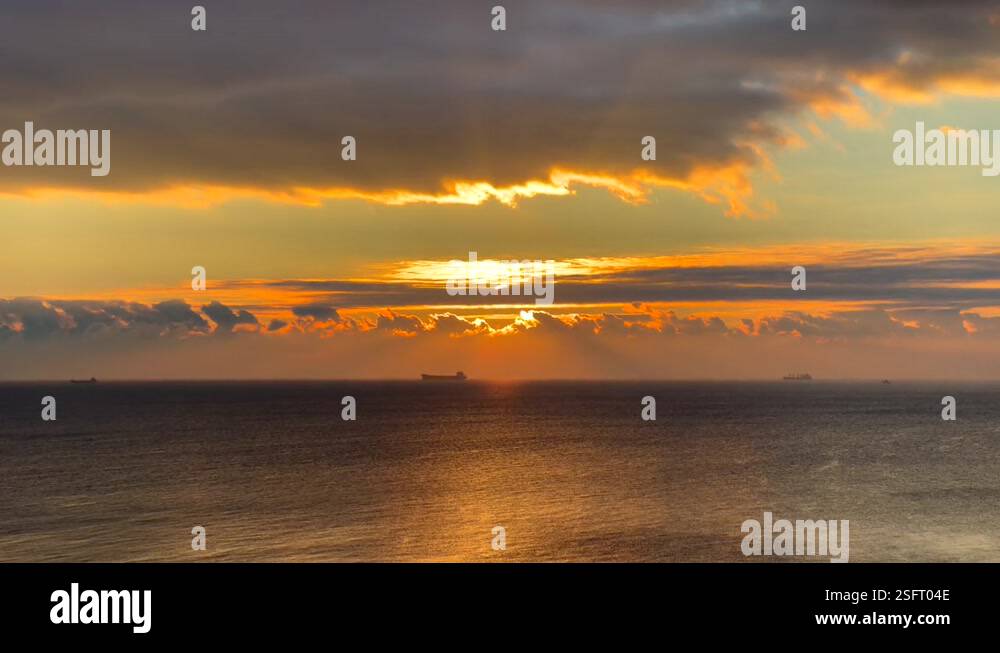 Ships on horizon sunrise Stock Videos & Footage - HD and 4K Video Clips ...