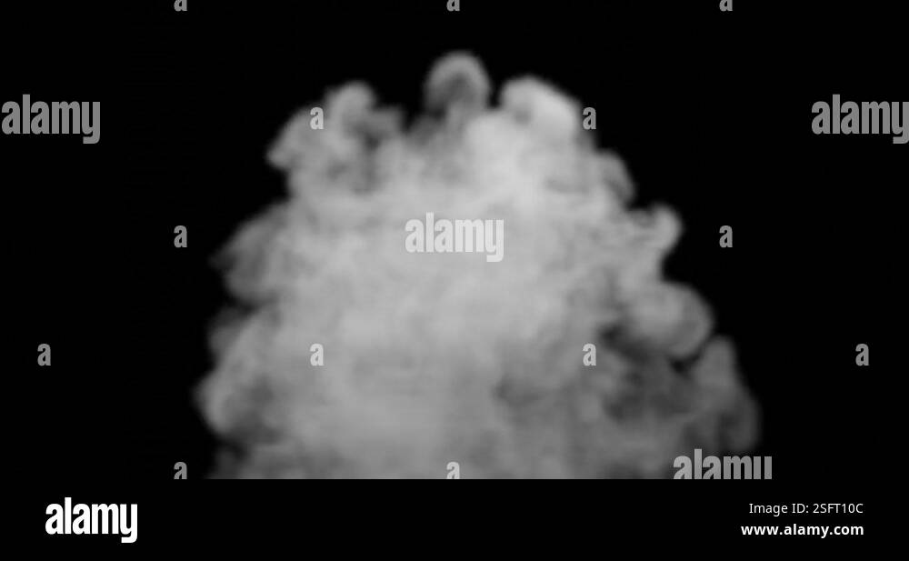 quick steam or gas smoke for video overlay Stock Video Footage - Alamy