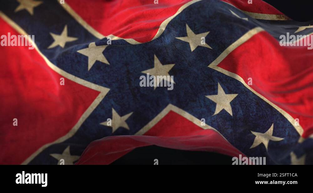 Confederate navy jack flag Stock Videos & Footage - HD and 4K Video ...