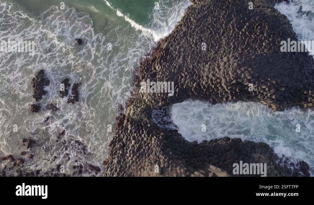 Fingal Head Causeway Rock Formation Near Tweed Heads In New South Wales ...