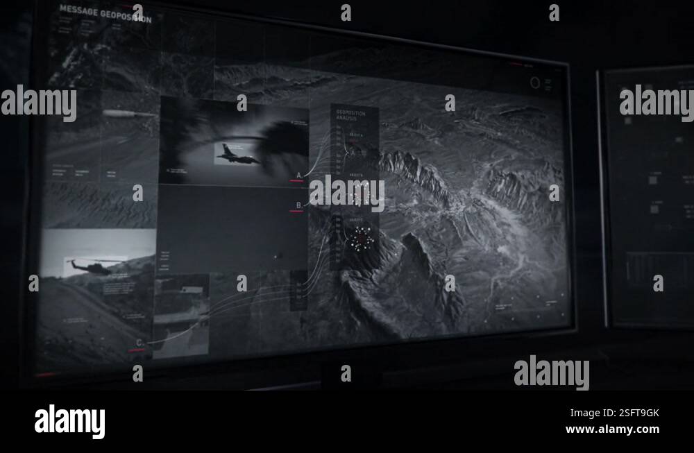 Position analysis tech calculating the coordinates of the enemy base ...