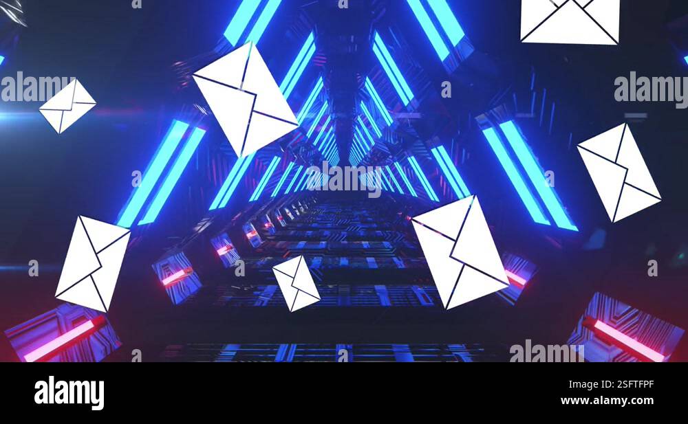 Animation envelope digital icons over Stock Videos & Footage - HD and ...