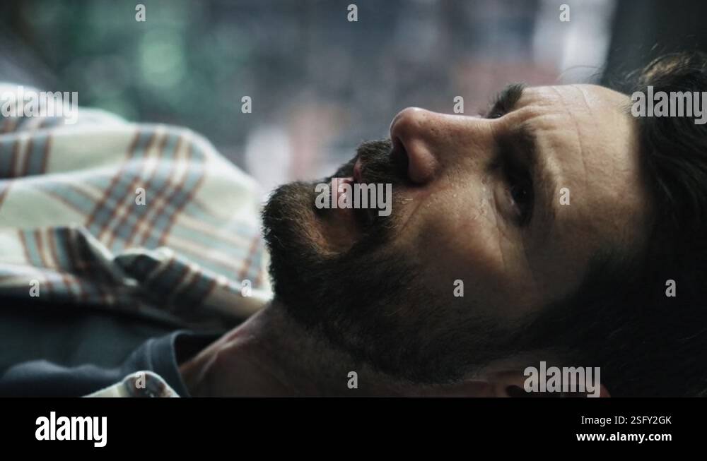 Vertical Screen Sad Man Stock Video Footage - Alamy