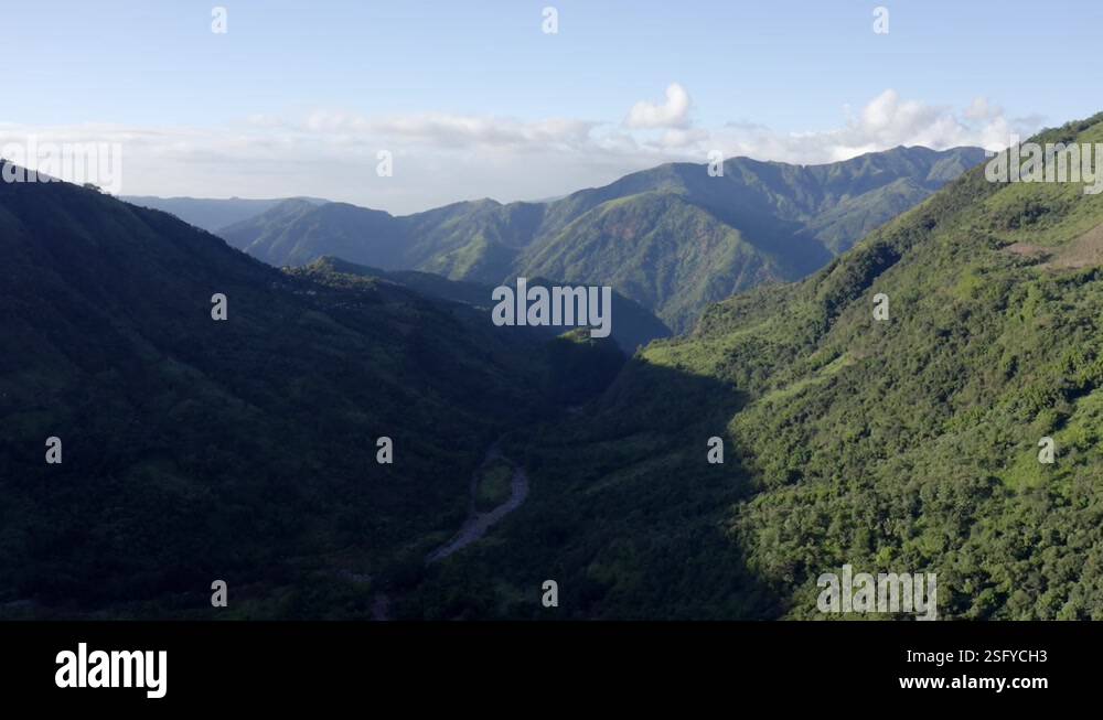 Breathtaking Landscape Of Deep Valleys And Lush Forest Ridges In Stock ...