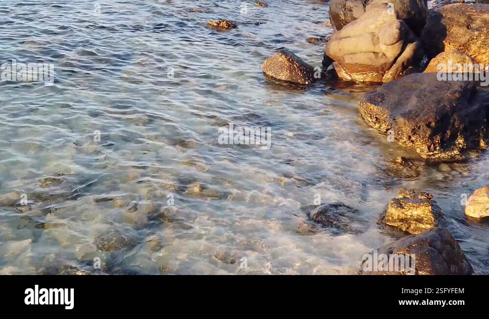 summer heat, beach and clear sea for background and summer vacation ...