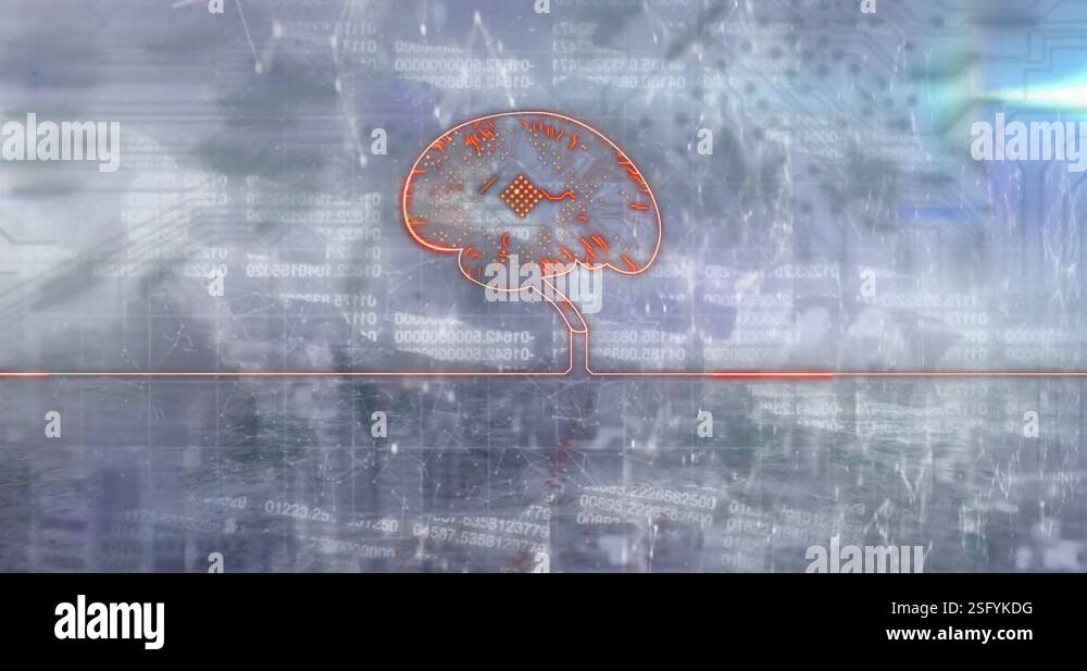 Animation human brain formed computer Stock Videos & Footage - HD and ...