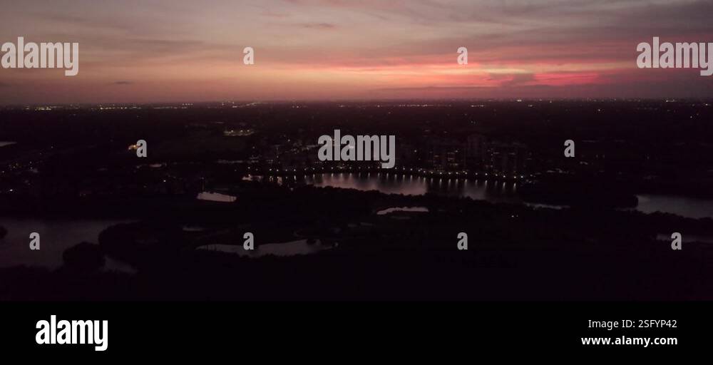 Sunset in Miami 4k Footage Stock Video Footage - Alamy