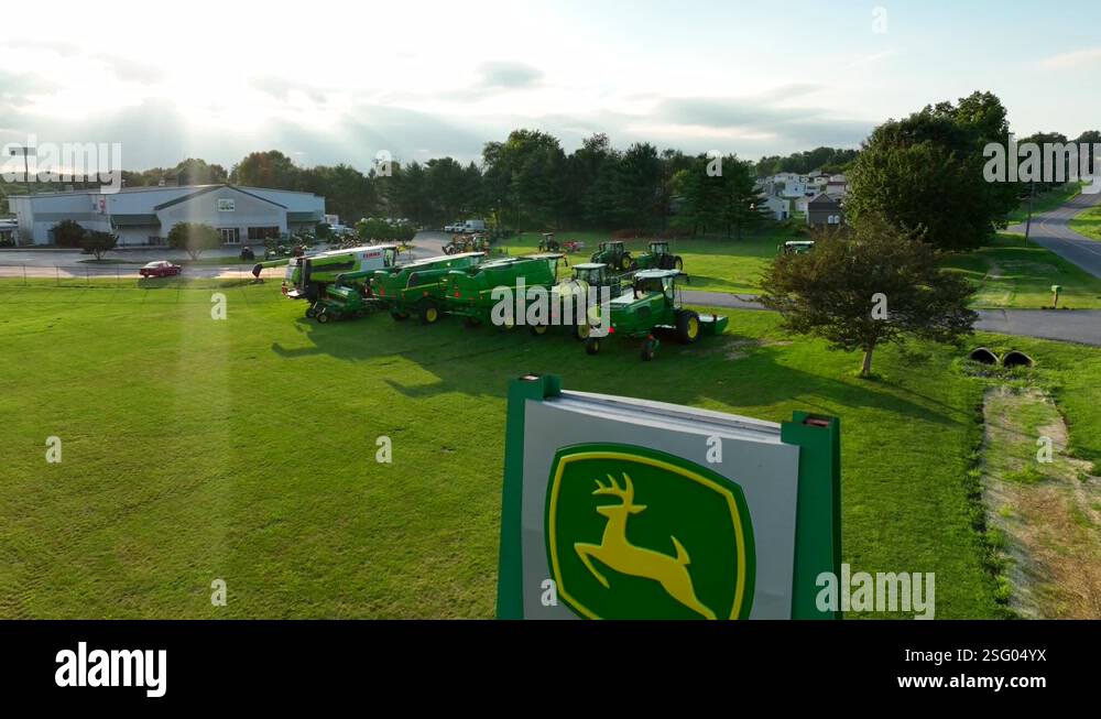 John Deere equipment dealer. Sign for lawn and garden, farm machinery ...