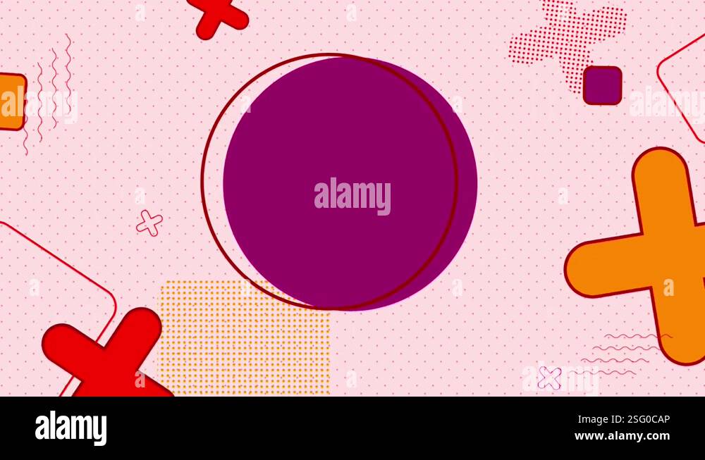 Animation colorful geometric shape for intro template pastel background ...