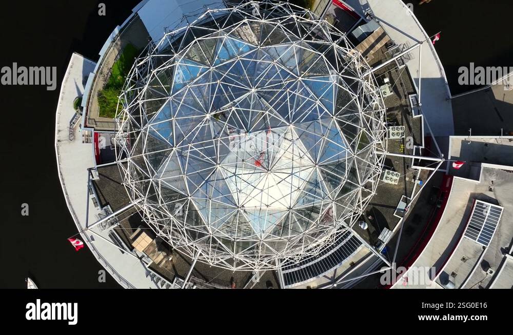 Top View Of Science World Geodesic Dome, Popular Science Museum In ...