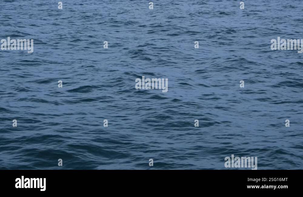 The view of splashing water from sailing the ferry at sea Stock Video ...