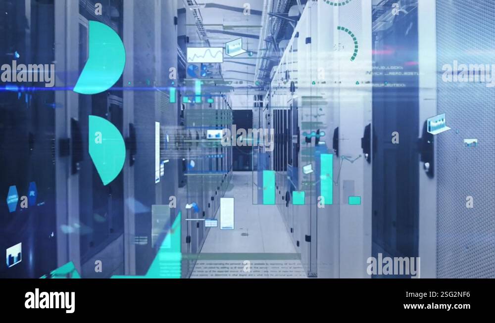 Animation of multiple screens with statistical data processing over ...