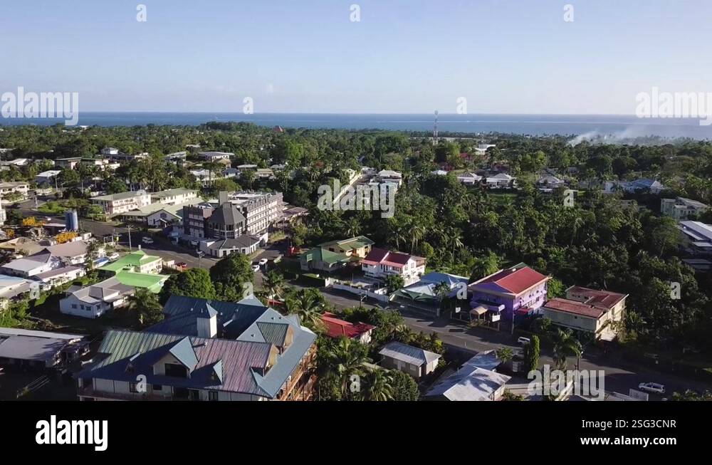 Drone shots of Suva and other parts of Fiji islands including the ...