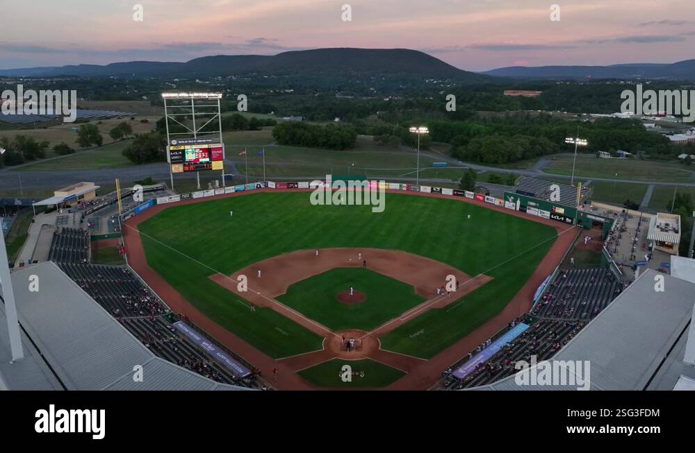 College Baseball Game at PSU. Medlar Field at Lubrano Park rural ...
