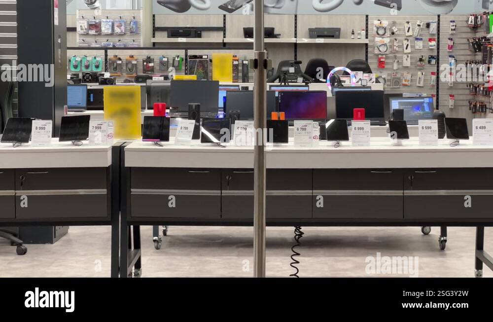Showcase and counter of portable electronics, gadgets and accessories ...