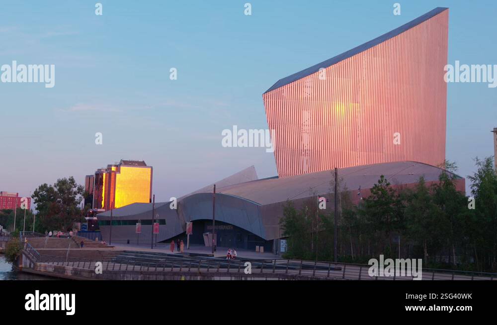 Imperial War Museum IWM in Manchester - MANCHESTER, UK - AUGUST 15 ...