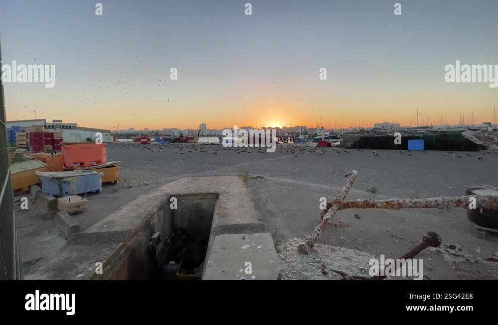 A static shot of an under construction building in a day time. An ...