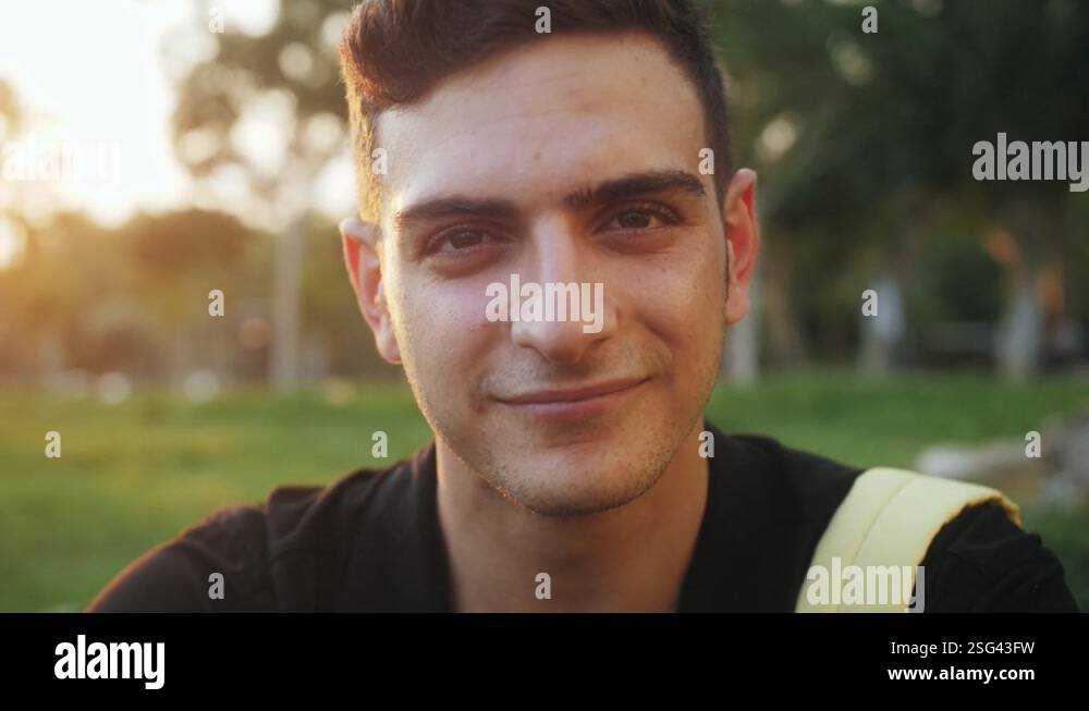 Close-up middle eastern man face. Portrait arabic hispanic young man ...