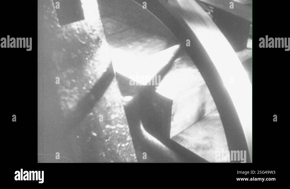1950s:Diagram of a diesel fuel pump at full compression. Fuel sprays in ...
