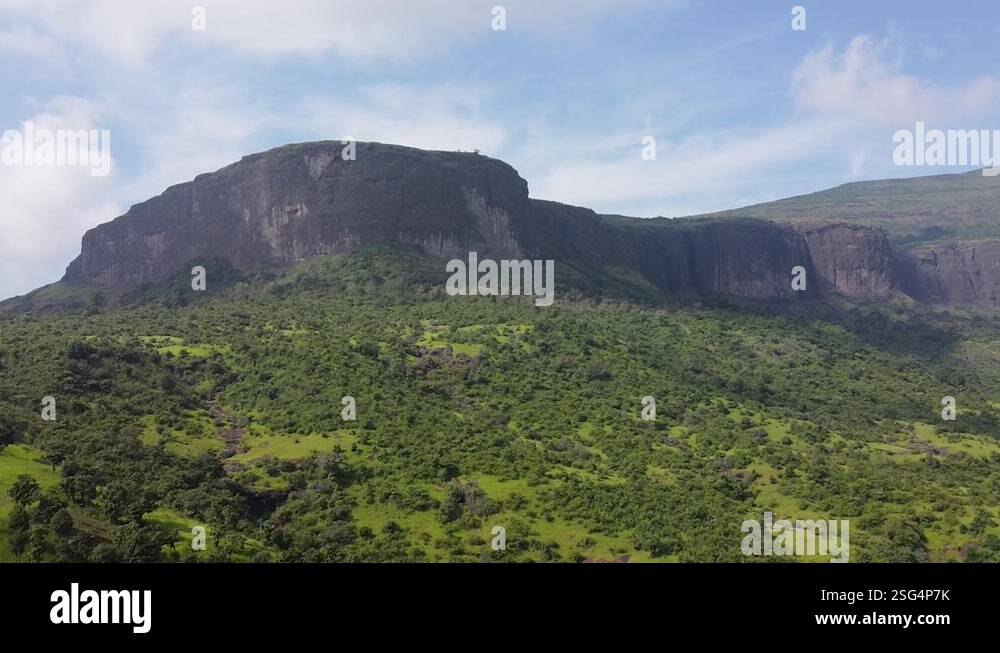 Greenery Vegetations Near Trimbakeshwar Mountain Range In Western Ghats ...