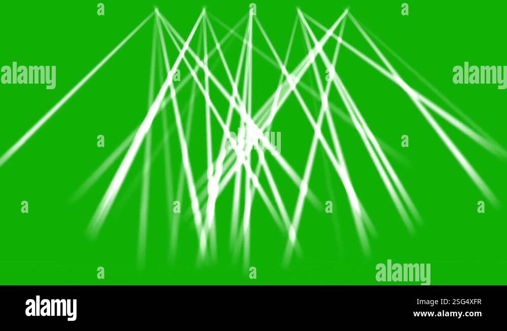Decorative stage light rays green screen motion graphics Stock Video ...