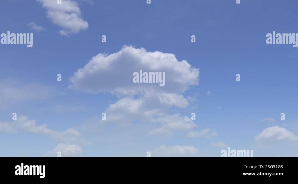 Cloudy time lapse Seamless Loop Clouds Towering Stock Video Footage - Alamy