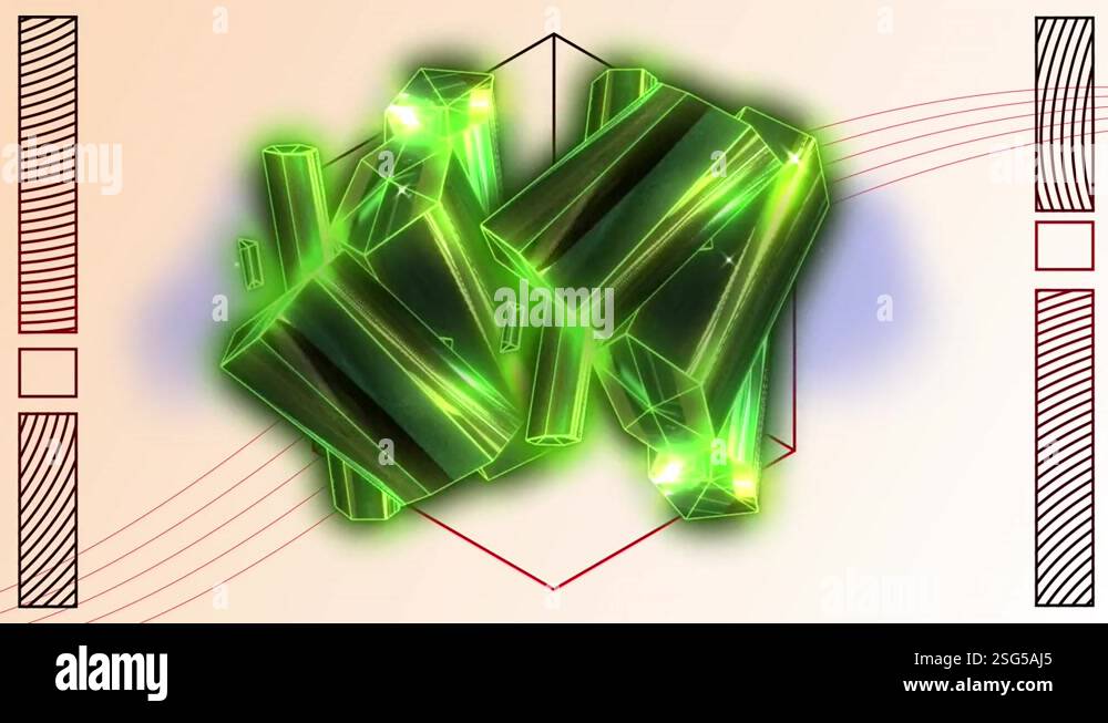 Animation moving shapes over digital Stock Videos & Footage - HD and 4K ...