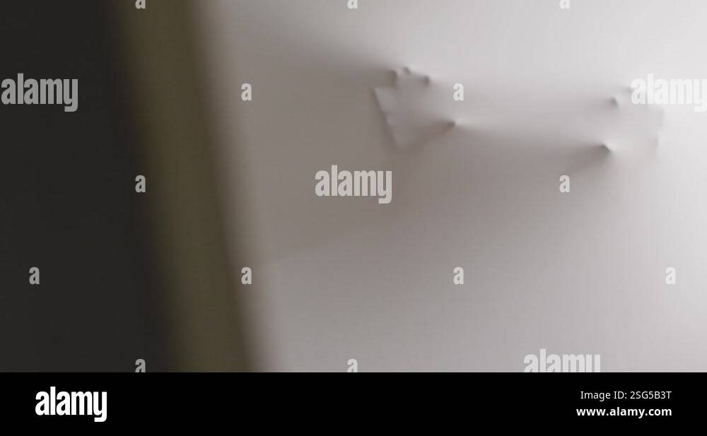 Video of shapes of hands and head moving on white background Stock ...