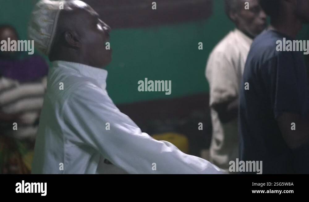 Sufi people go into a trance during a ceremony, Harari region, Harar ...