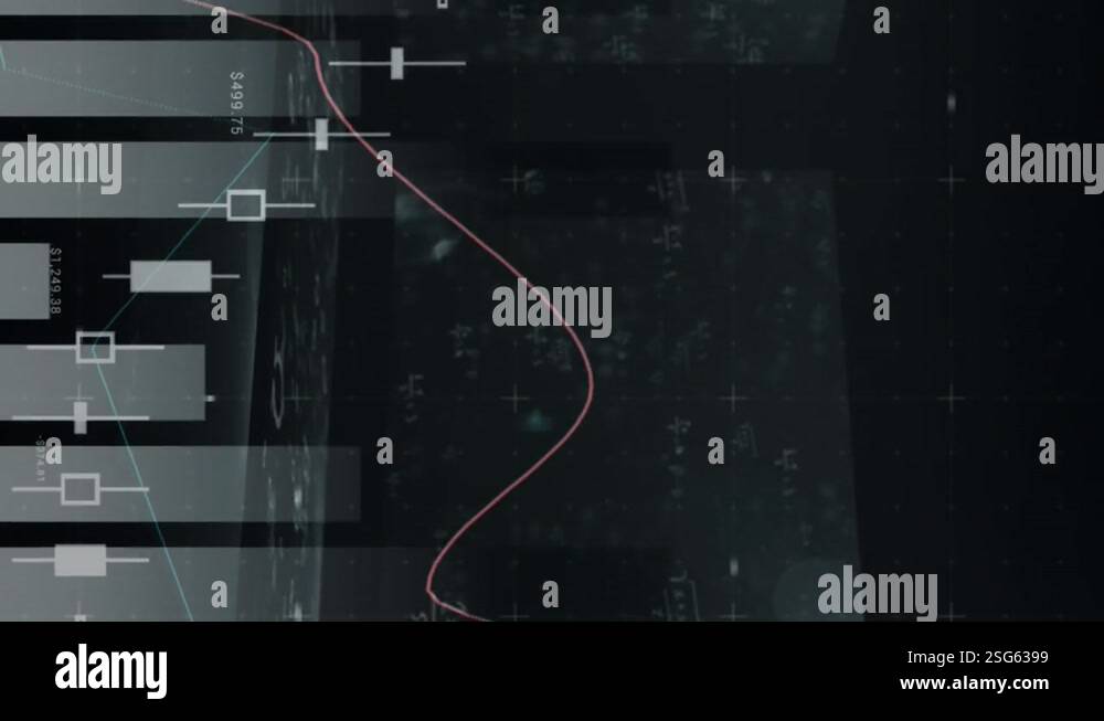 Animation statistics processing mathematical equations Stock Videos ...