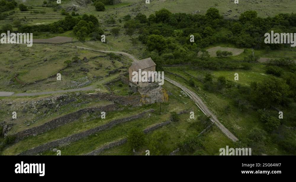 A Single-Nave Structure Of Tsunda Church On Top Of The Rocky Elevation ...