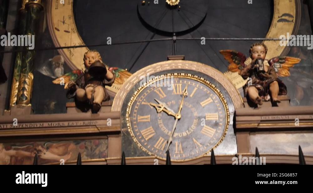 Tilt-down to see the solar eclipse as see on the The Astronomical Clock ...