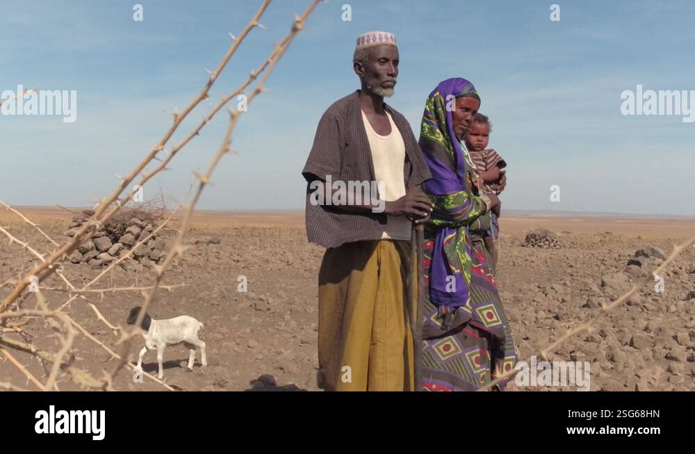 Issa tribe family, Afar region, Yangudi Rassa National Park, Ethiopia ...