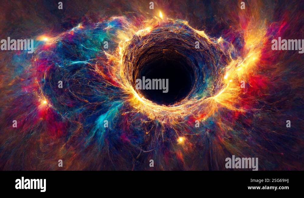 Space Nebula Colorful video moving stars space rotation nebula ...