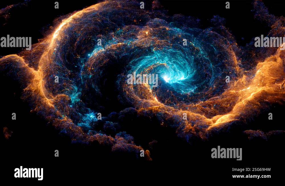 Space Nebula Colorful video moving stars space rotation nebula ...