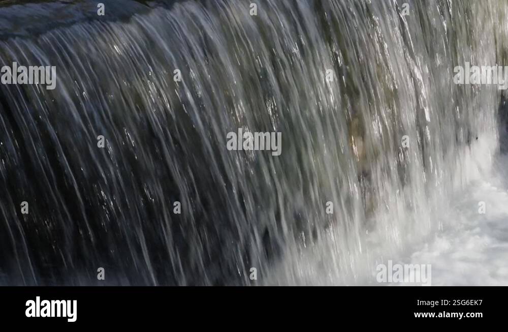 Crystalline Waterfalls At The Hidden Valley Of St Stephen In Cornwall ...