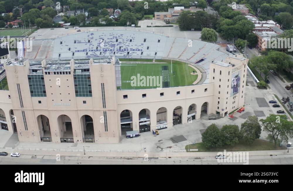 Ryan Field football stadium on the campus of Northwestern University in ...